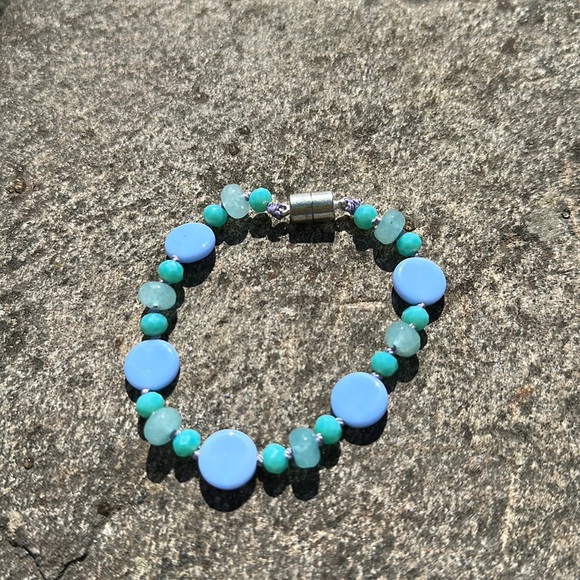 JRS Designs | Jewelry | Periwinkle Circle Bracelet | Poshmark